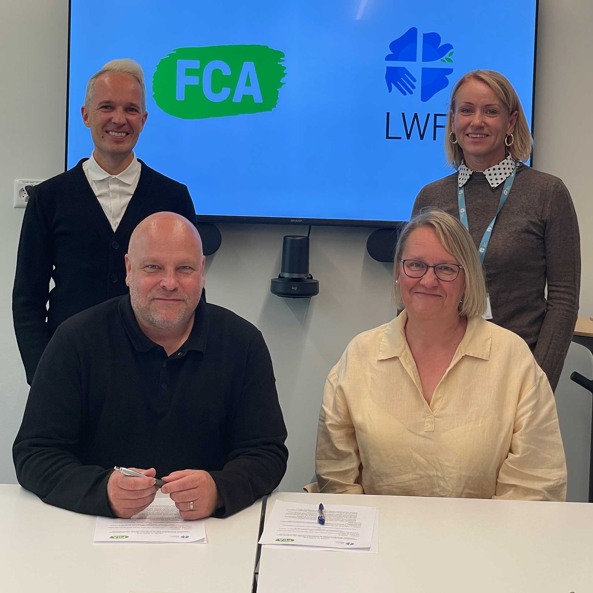Finn Church Aid and LWF sign Letter of Intent - FCA Finn Church Aid